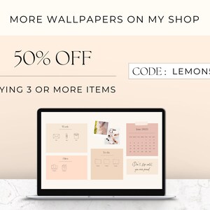 Desktop Wallpaper Organizer Editable Calendar 2024 & 2025 Folder Icons ...