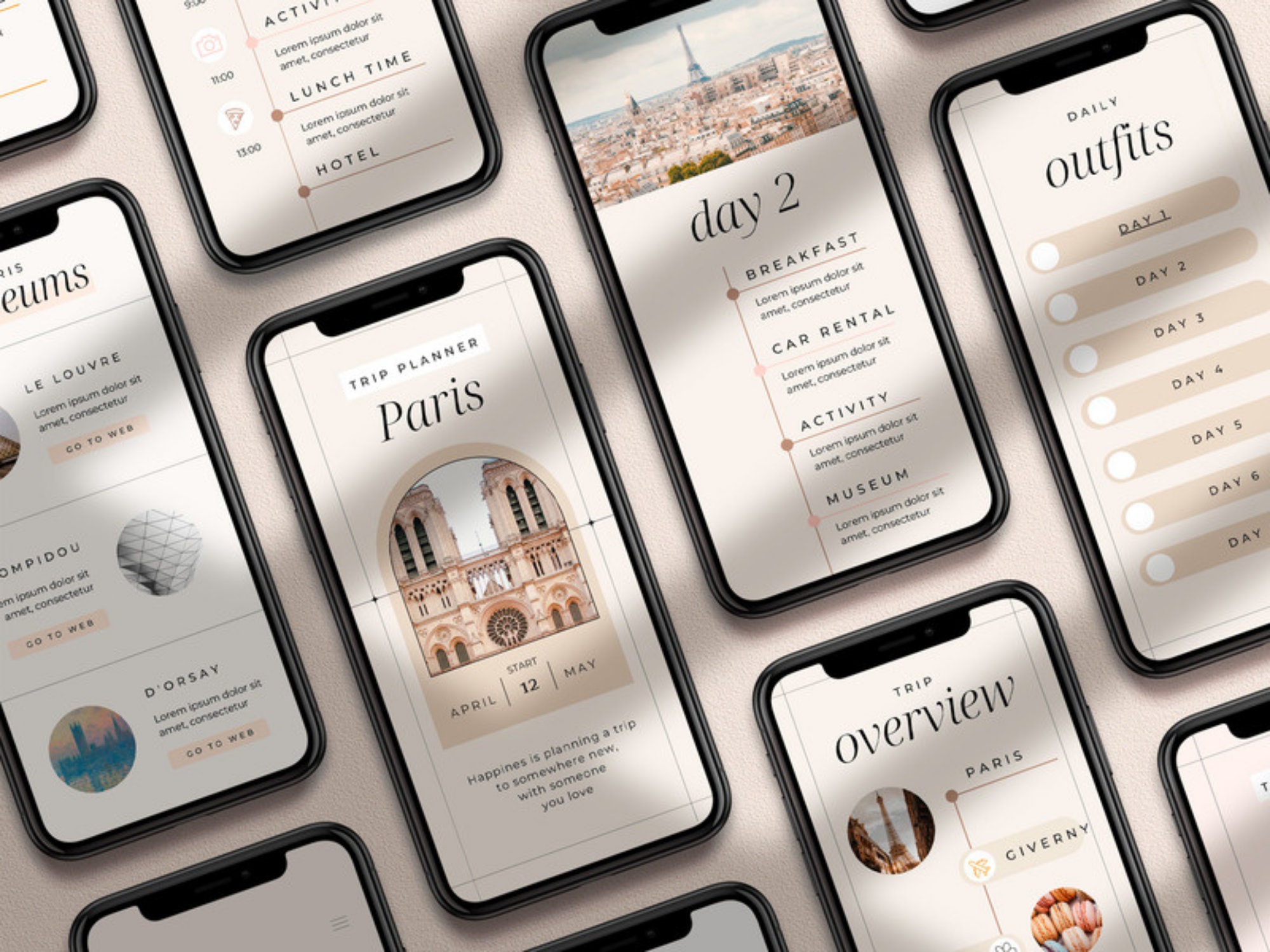 Travel Planner Template Printable. Trip Planner. Phone Itinerary ...