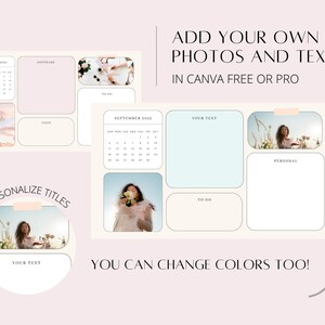 Desktop Wallpaper Organizer Editable Calendar 2024 & 2025 Folder Icons ...