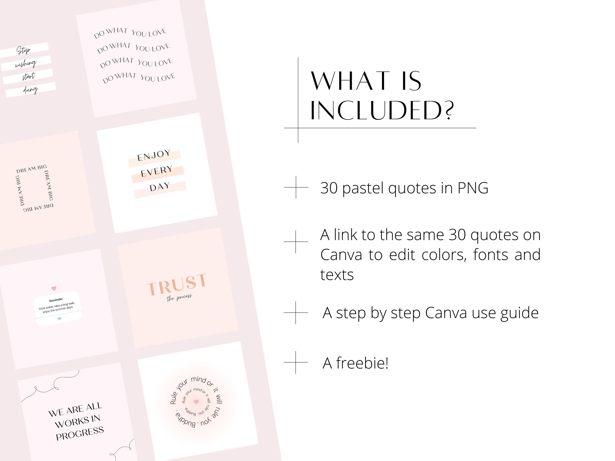 30 Instagram Quotes Templates for Canva, Quotes About Life ...