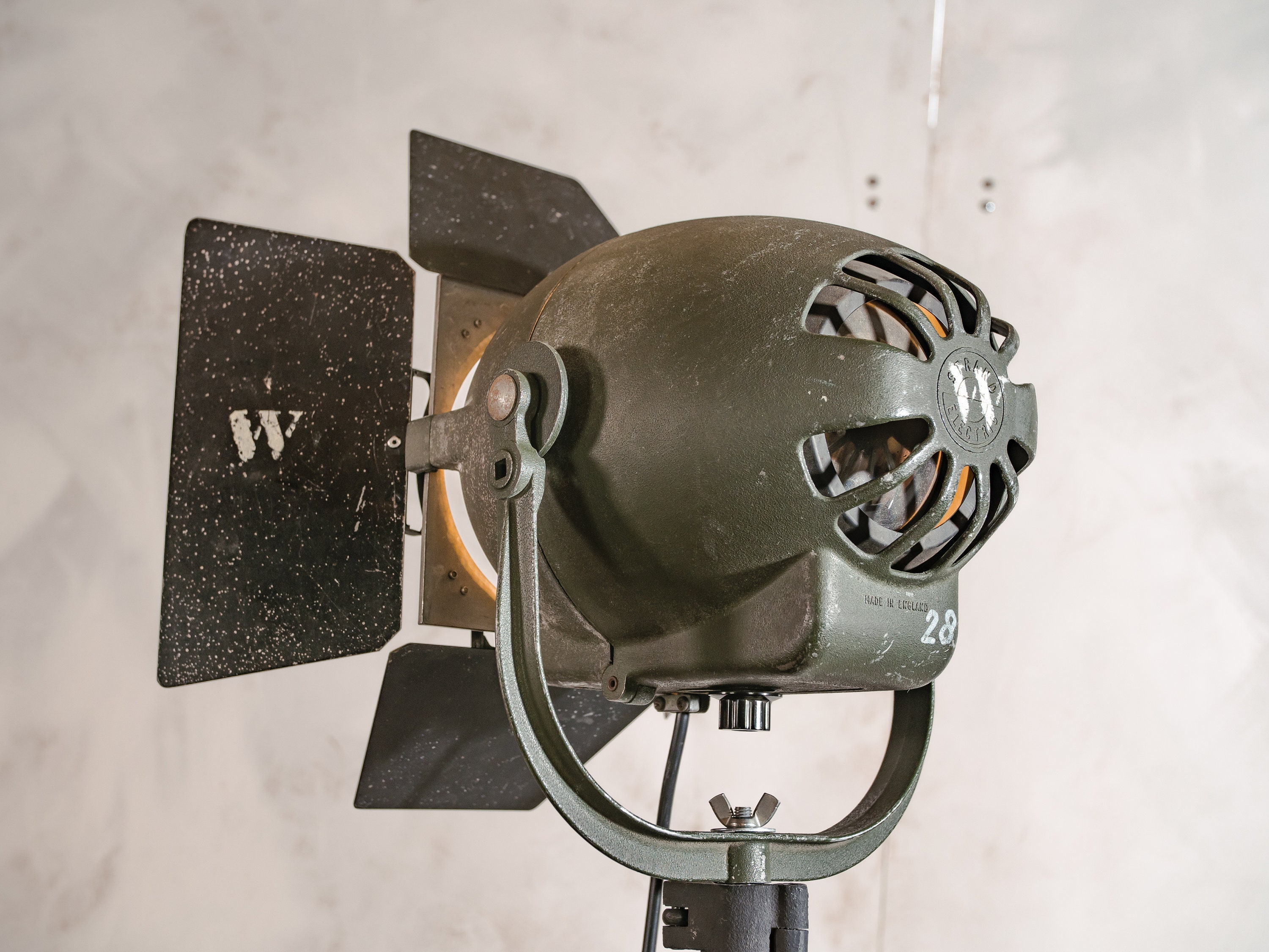 Mid Century Green 1950s Industrial Strand Electric Patt 123 With ...