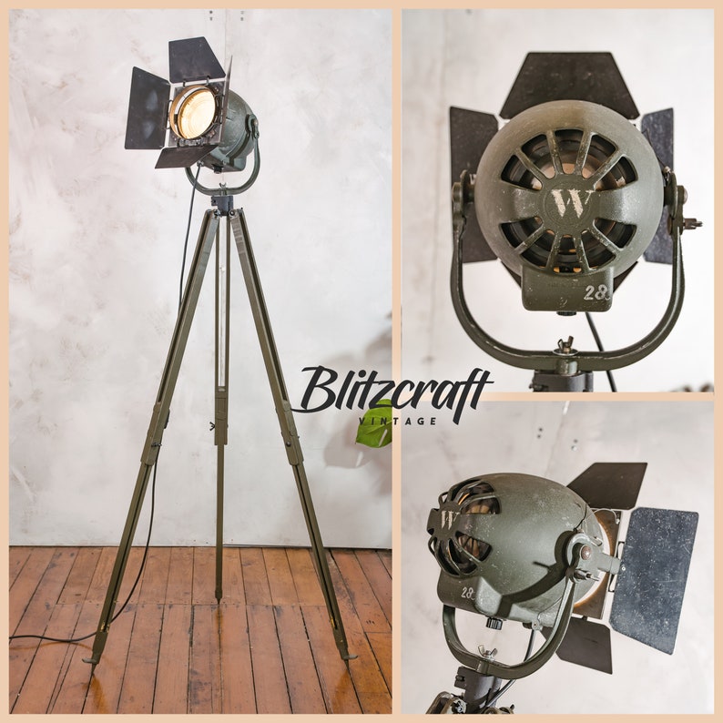 Mid Century Green 1950s Industrial Strand Electric Patt 123 With ...