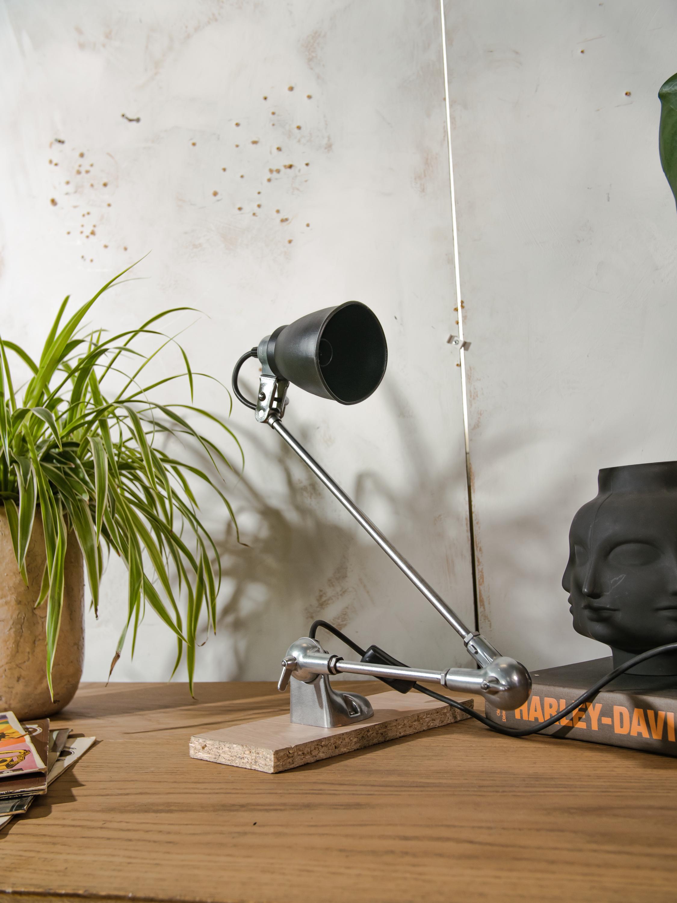 1950s PFAFF Industrial Sewing Machine Lamp, Polished 2 Arm Workshop ...