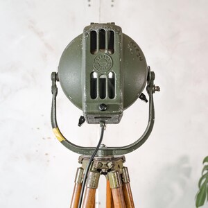 1960s Theatre Spotlight Wooden Standard Floor Lamp by Strand Electric ...