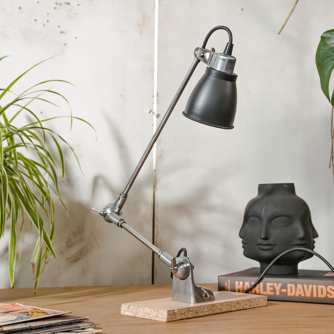 1950s PFAFF Industrial Sewing Machine Lamp, Polished 2 Arm Workshop ...