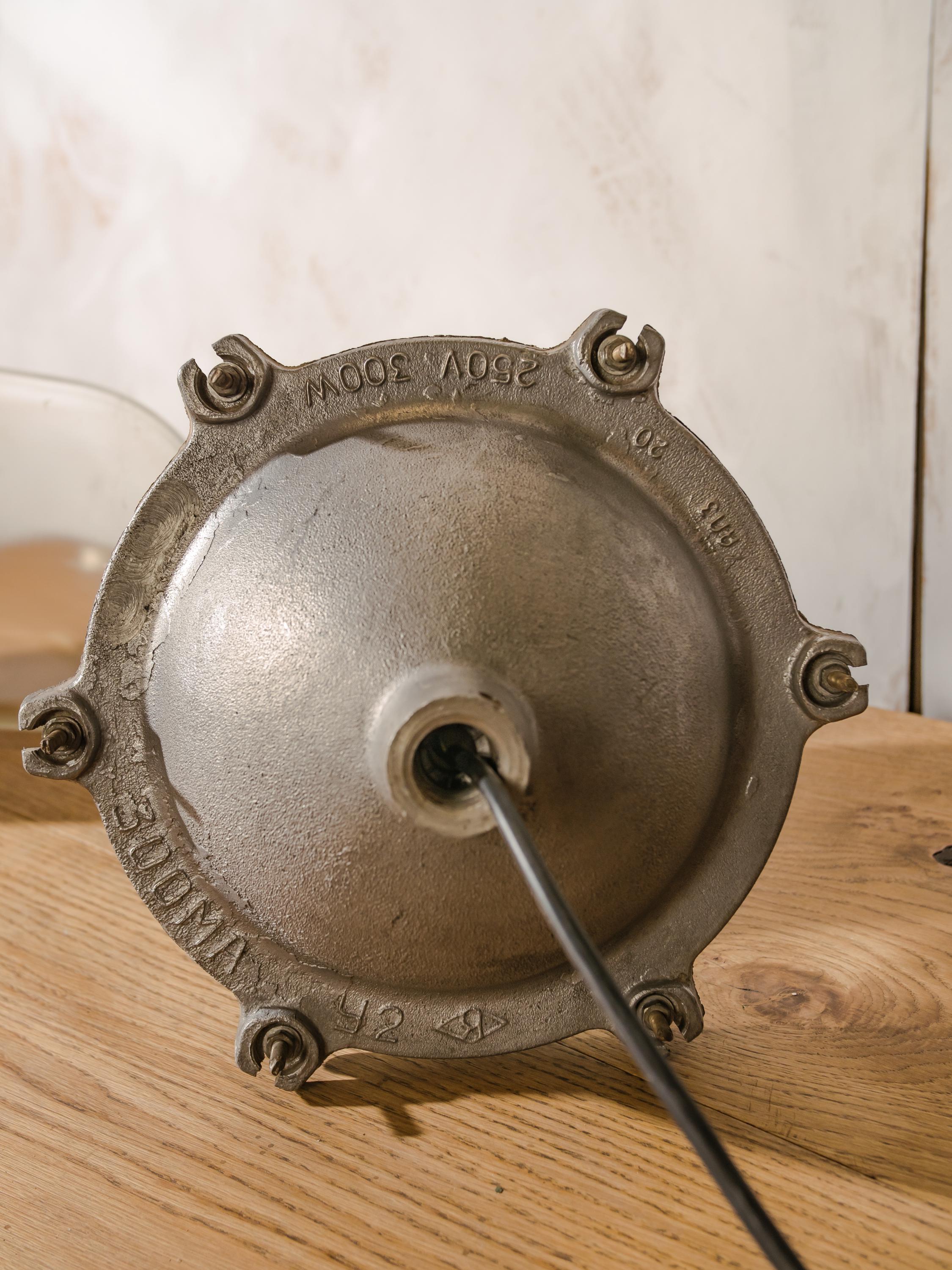 Large Mining Lamp, Bunker Lighting, Polished EOW Hanging Lamp Made of ...