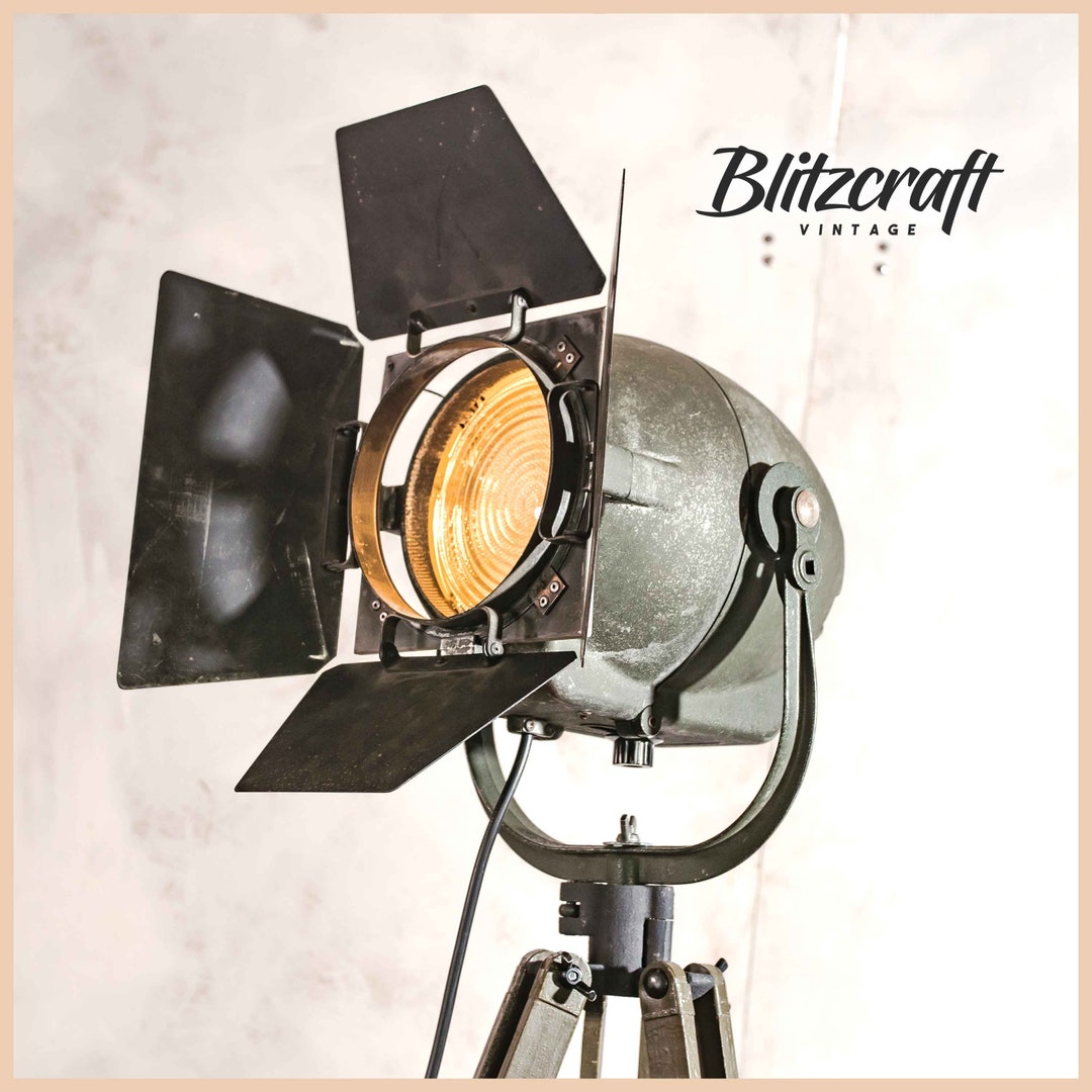 1950s Industrial Theatre Floor Lamp, Strand Electric Patt 123 Spot ...