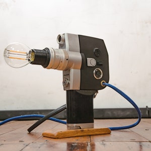 Film Camera Lamp, Repurposed Fujica P300 1970s Desk Light - Etsy
