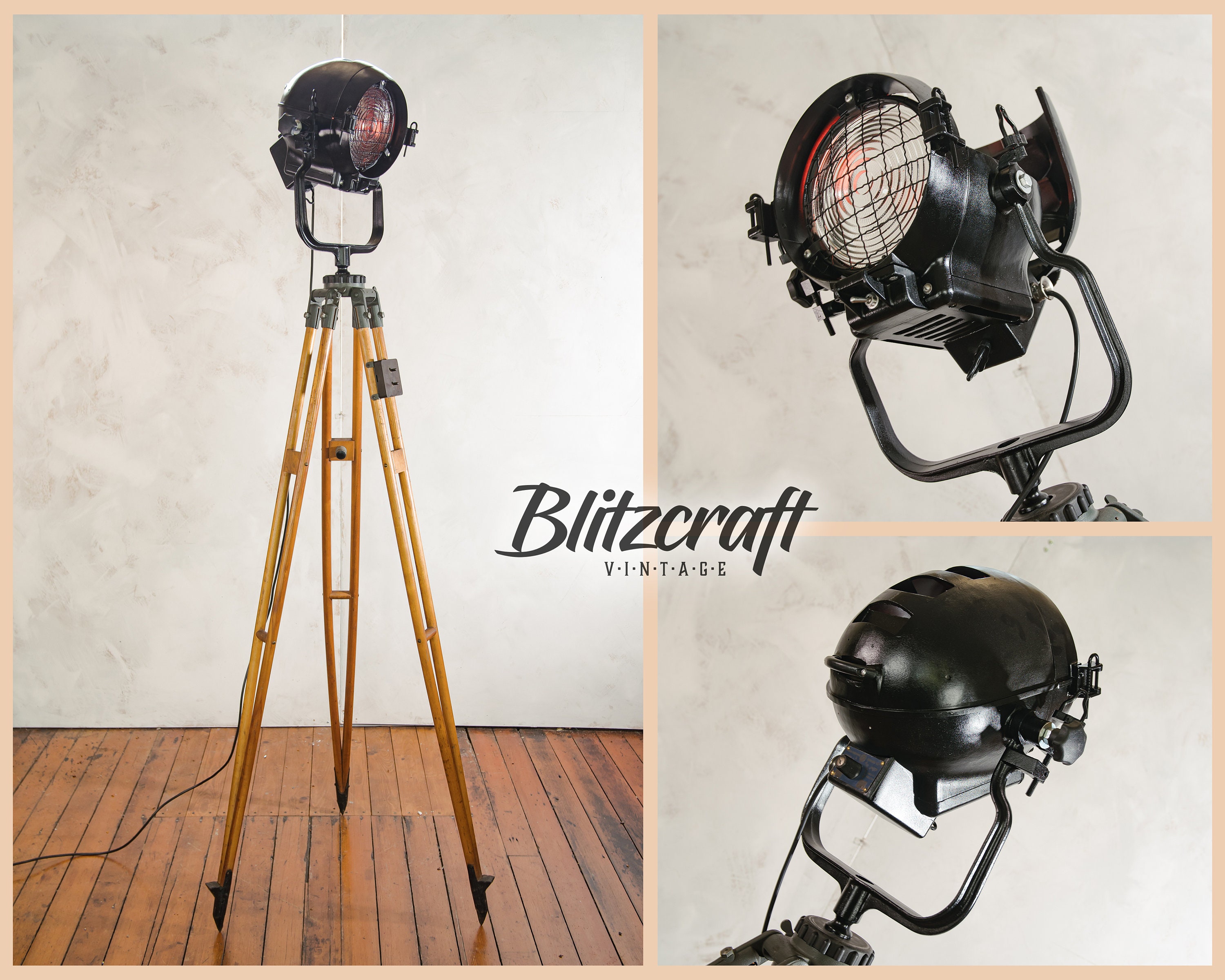 Antique Movie Spotlights