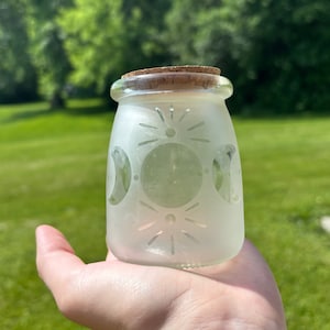 Moon Jar Gift Set | Moon Water Jar | Moon Phase With Cork | Moon ...