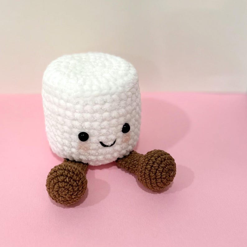 Marshmallow Buddies Crochet, Jellycat Inspired, Marshmallow Crochet ...
