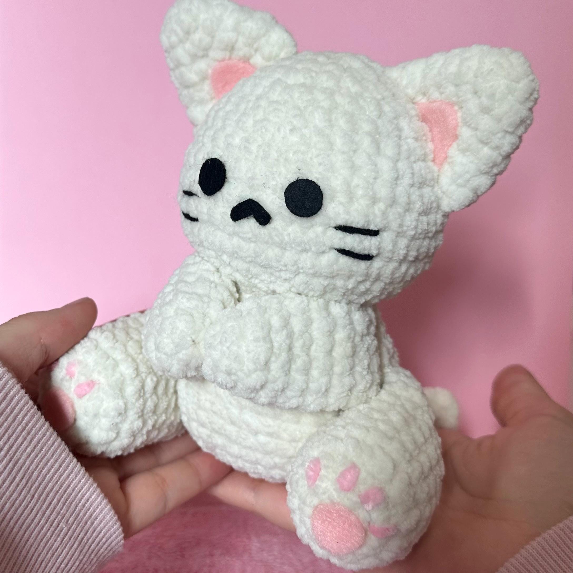 Kitty Crochet Pattern, Kawaii Cat Crochet Pattern, Cute Cat Amigurumi ...