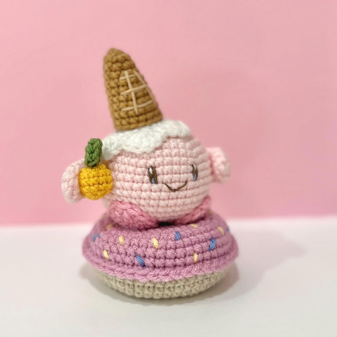 Kirby Crochet Pattern, Pink Puff Crochet Pattern, Amigurumi Kirby Plush ...
