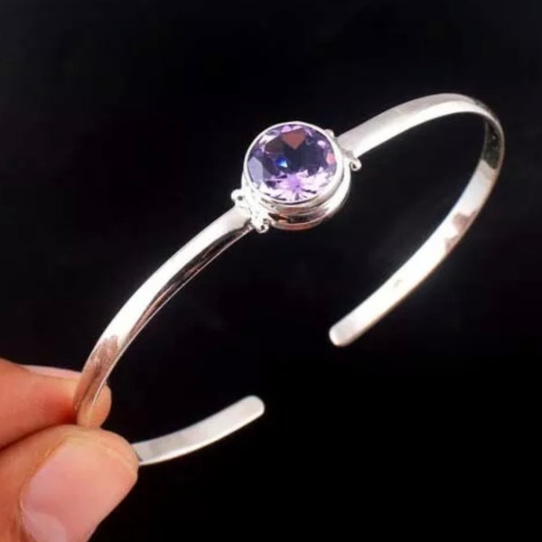 Amethyst Bangle - Etsy