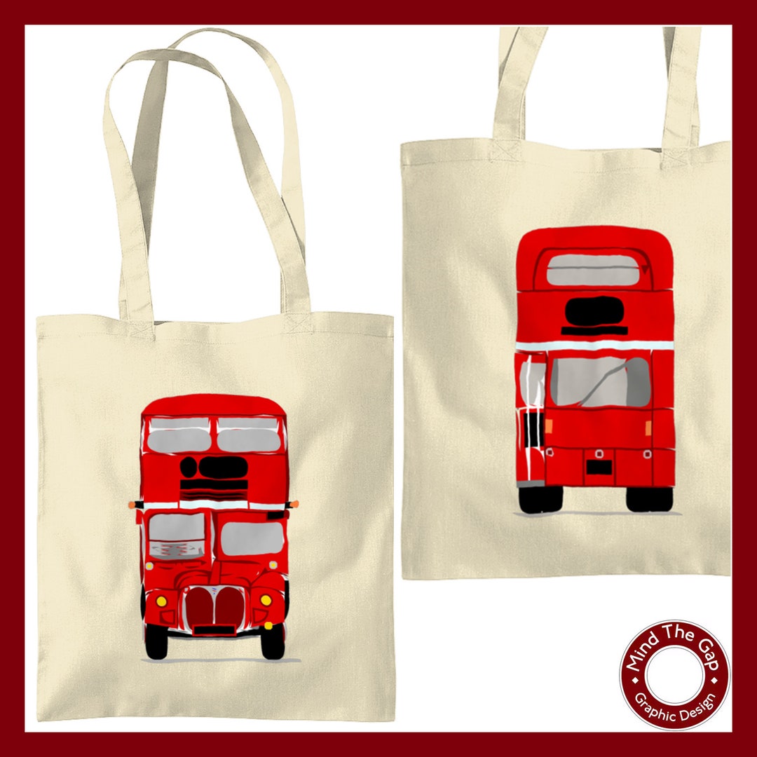 Routemaster Bus Shoulder Tote Bag Red London - Etsy