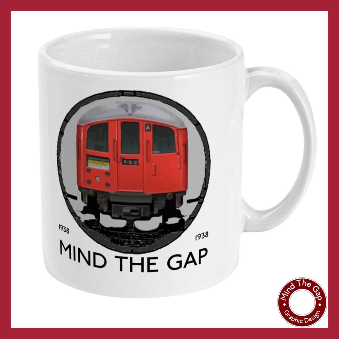 London Tube Underground Train Ceramic Mug - 1938 Stock - Mind the Gap ...