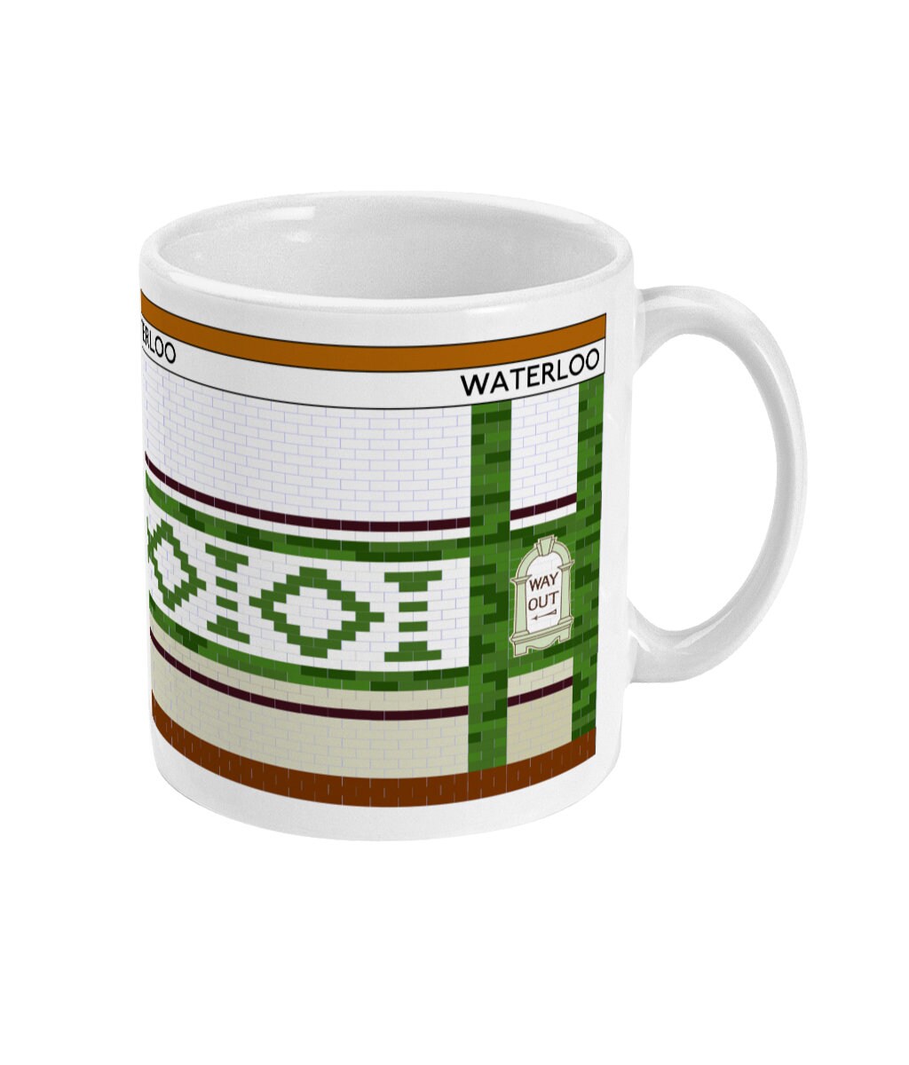 Waterloo Mug London Tube Underground Bakerloo Line - Etsy