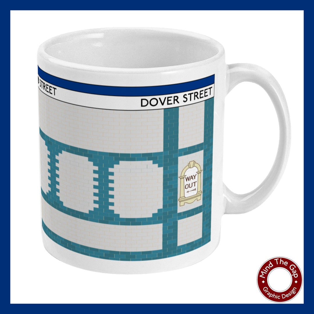 Dover Street London Tube Underground Mug Piccadilly Line - Etsy