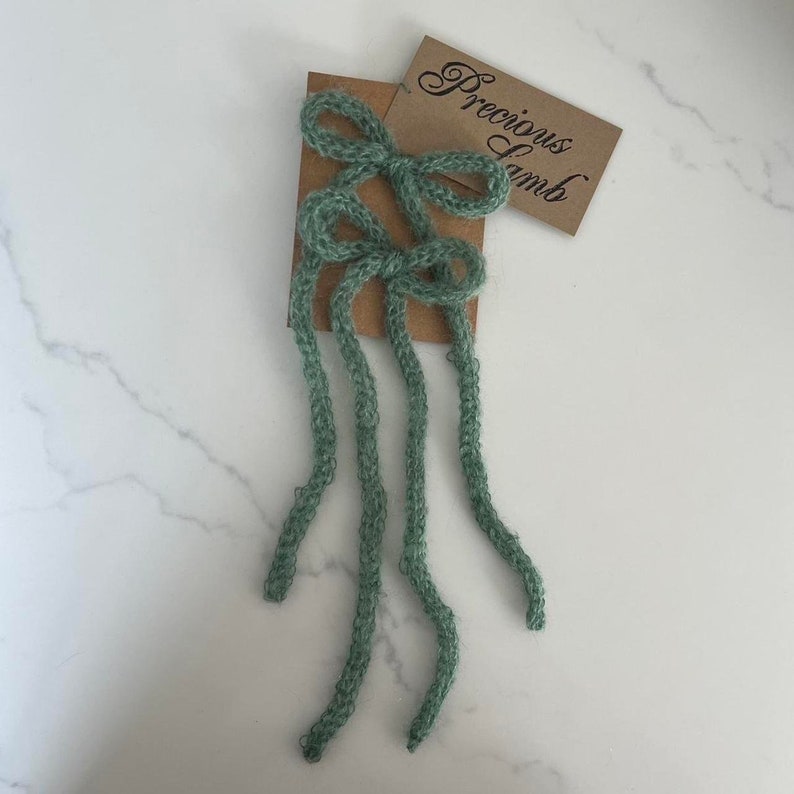 Handmade Mohair Bows (2 Pairs) - Etsy