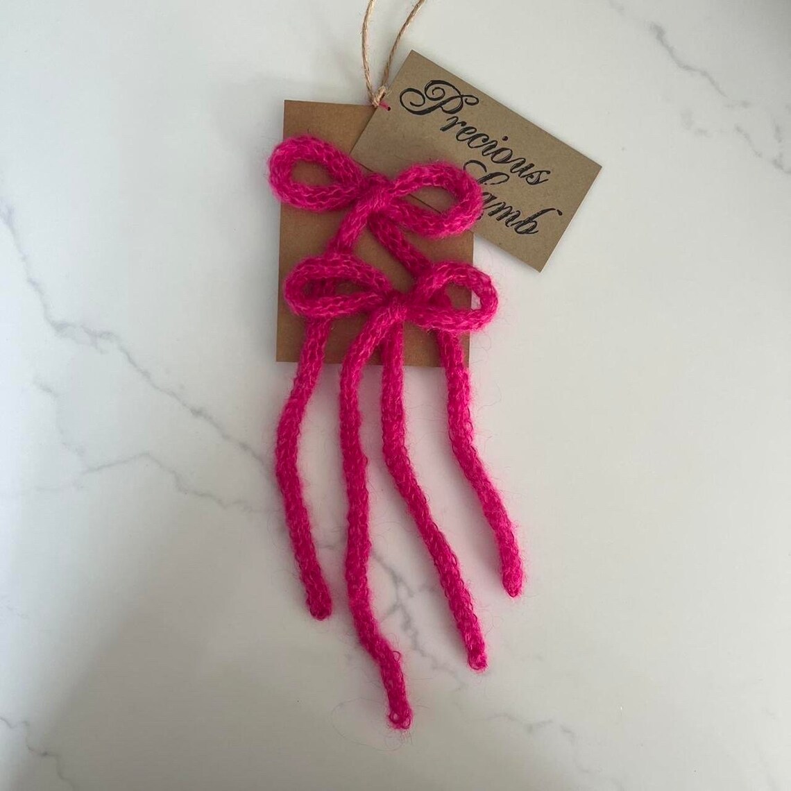 Handmade Mohair Bows (2 Pairs) - Etsy