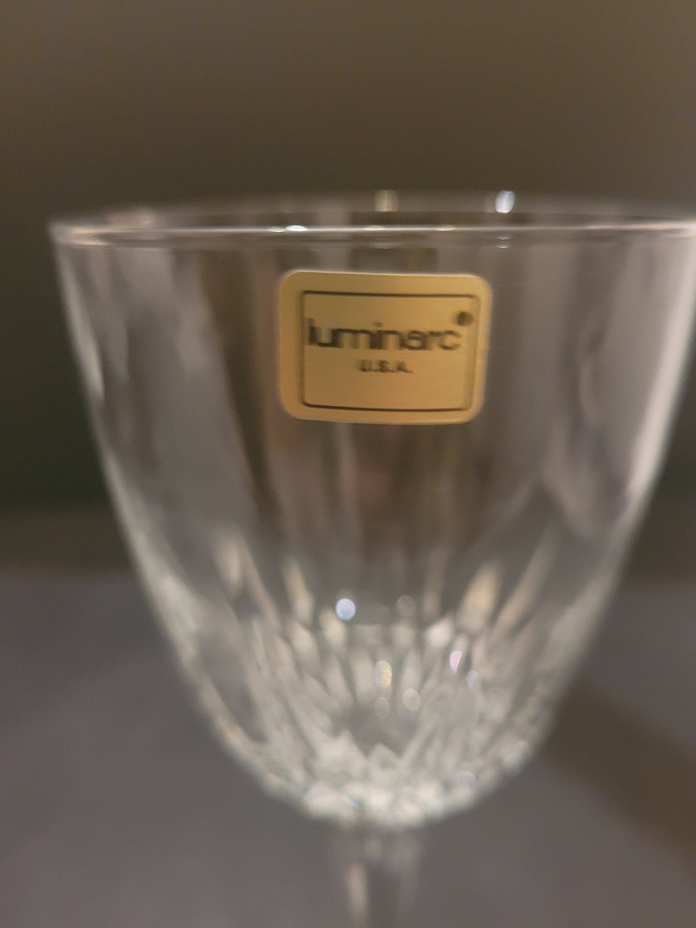 Luminarc 6 Beautiful Wine Glasses - Etsy