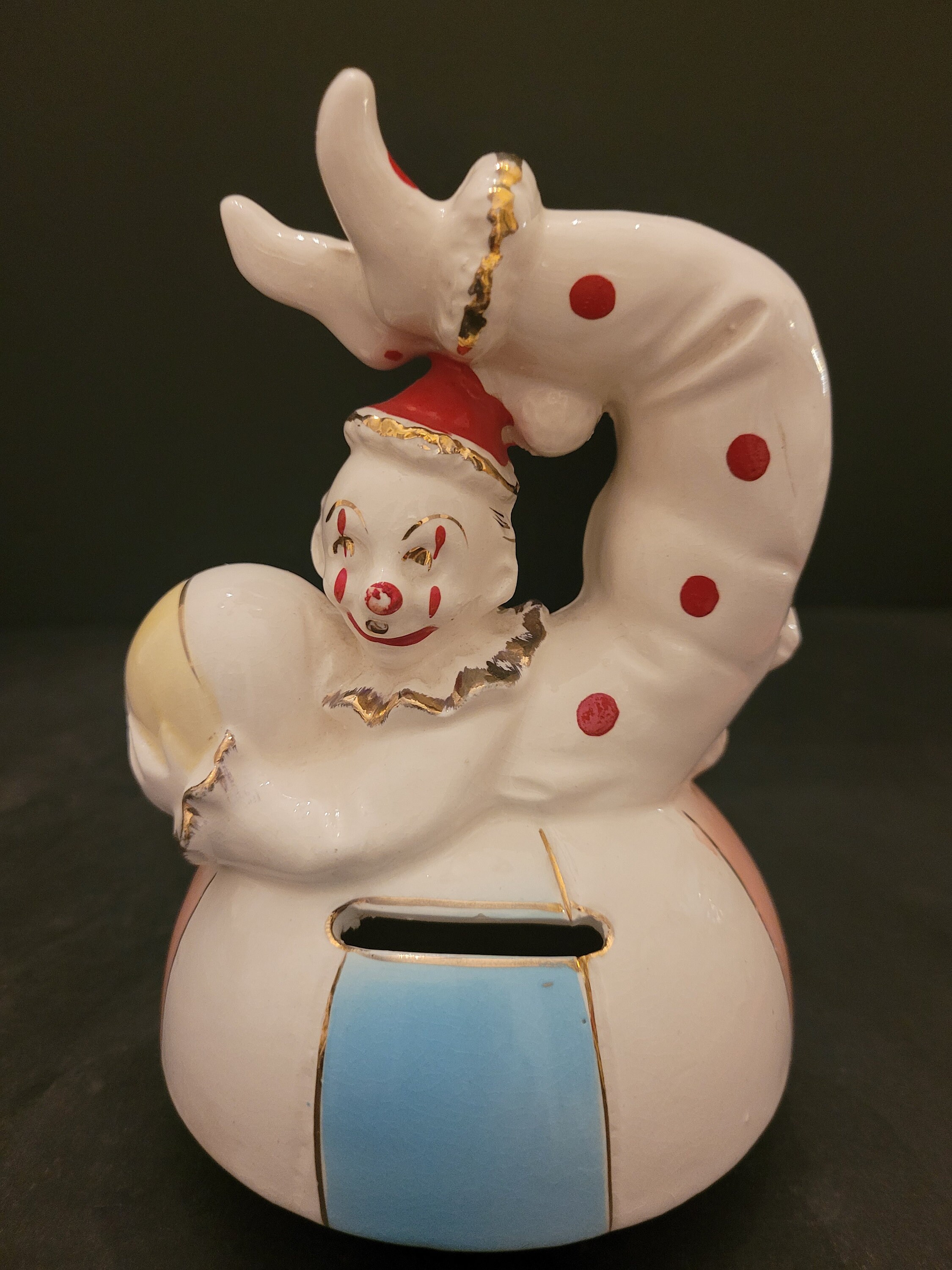 An Adorable Clown Bank . Made in Japan - Etsy