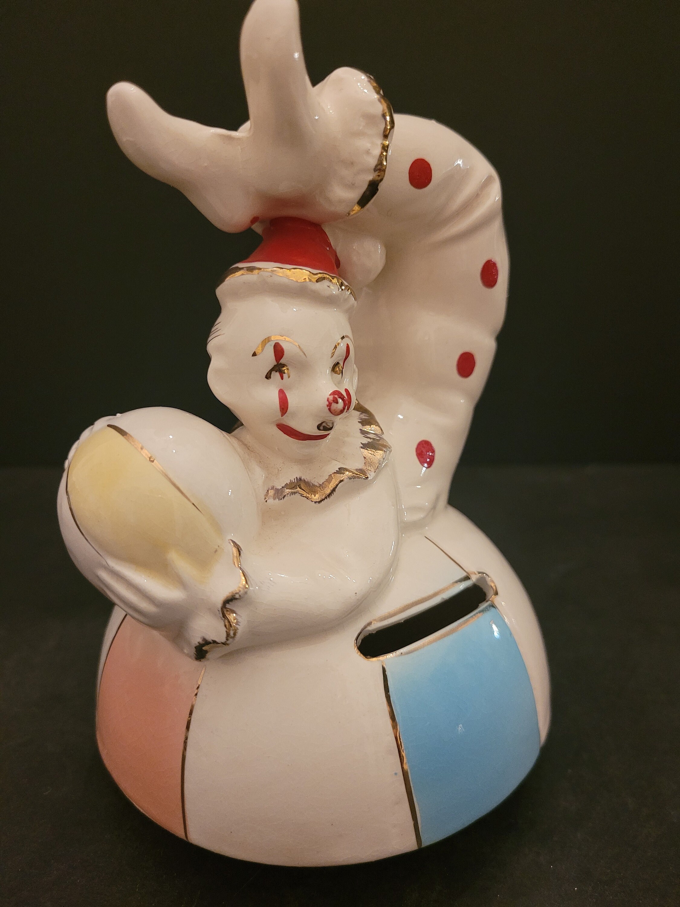 An Adorable Clown Bank . Made in Japan - Etsy