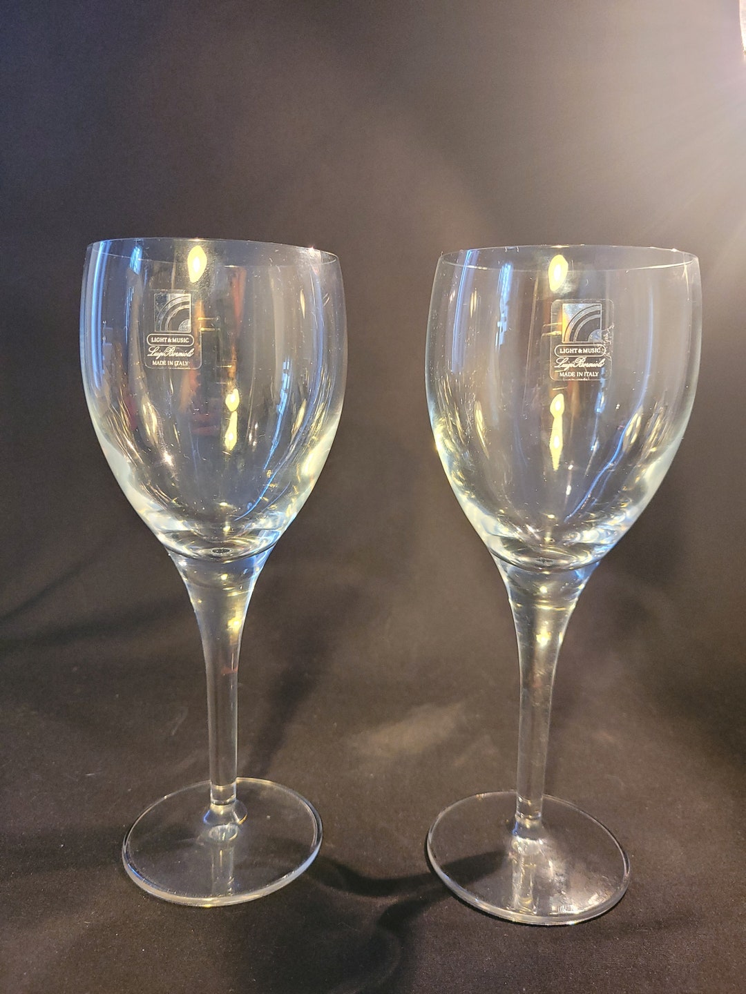 2 Luigi Bormioli Glasses, Made in Italy - Etsy