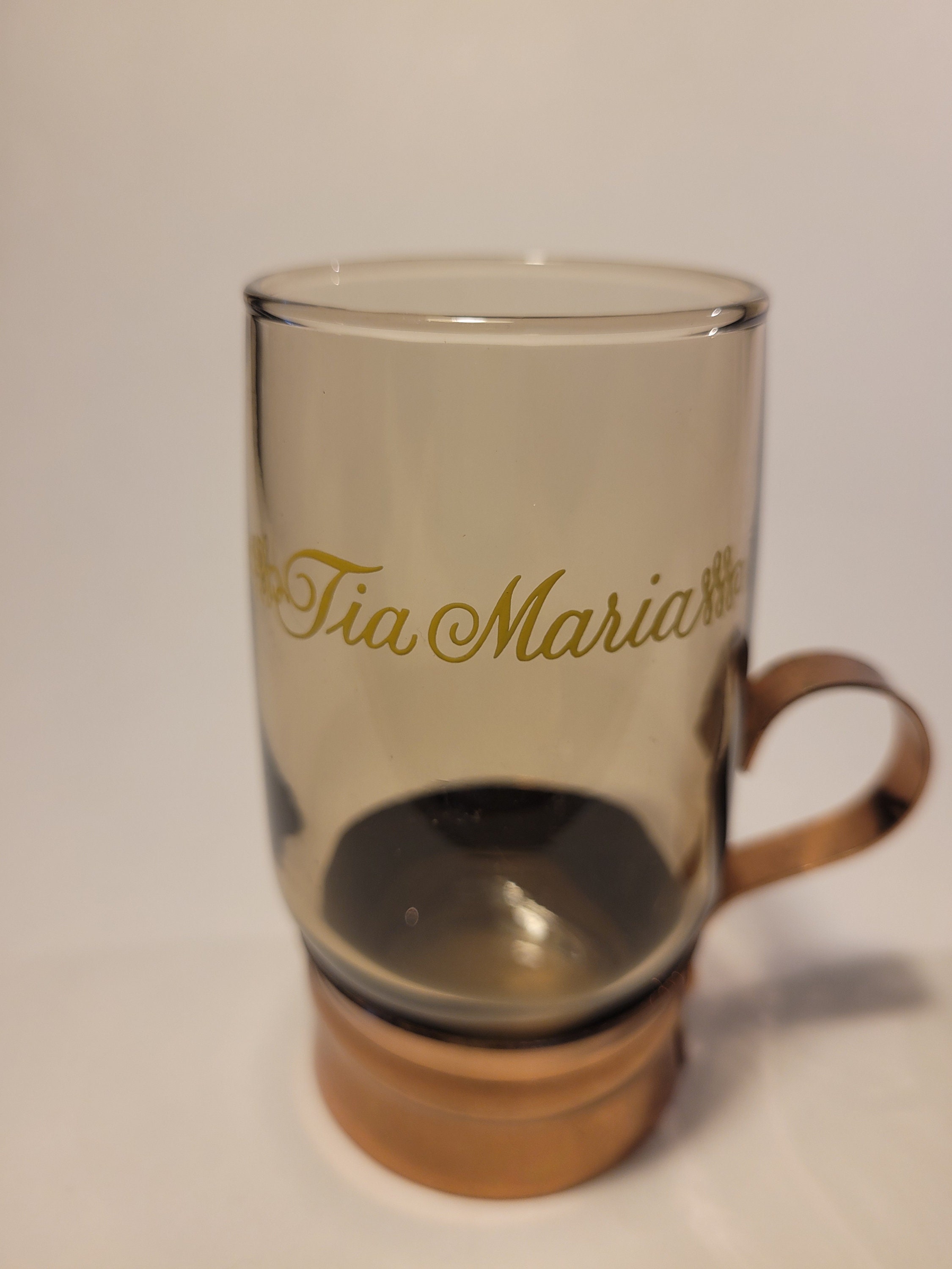 Vintage 2 Tia Maria Brand Glass Mugs. - Etsy