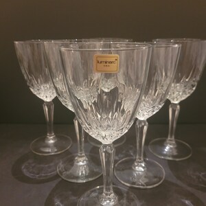 Luminarc 6 Beautiful Wine Glasses - Etsy