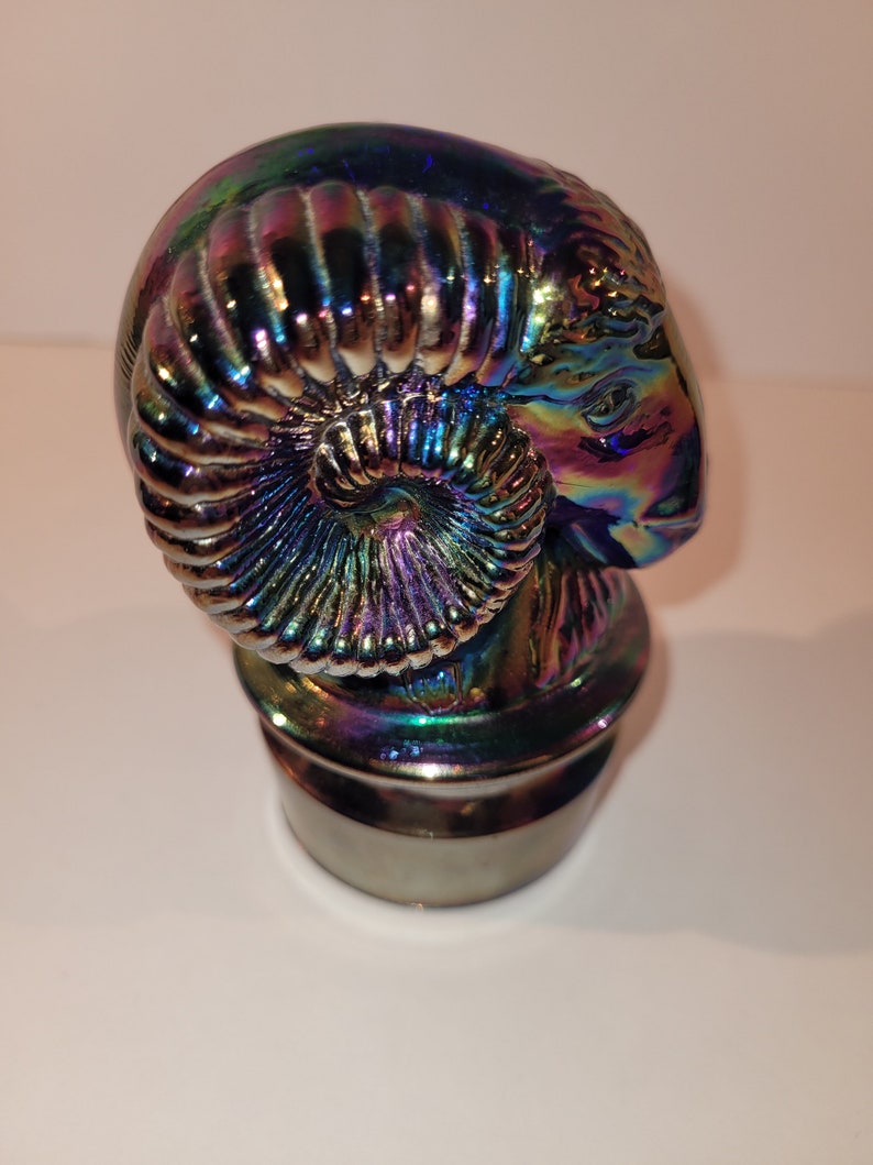 Vintage A Ram Head Paperweight by Mosser. - Etsy Canada