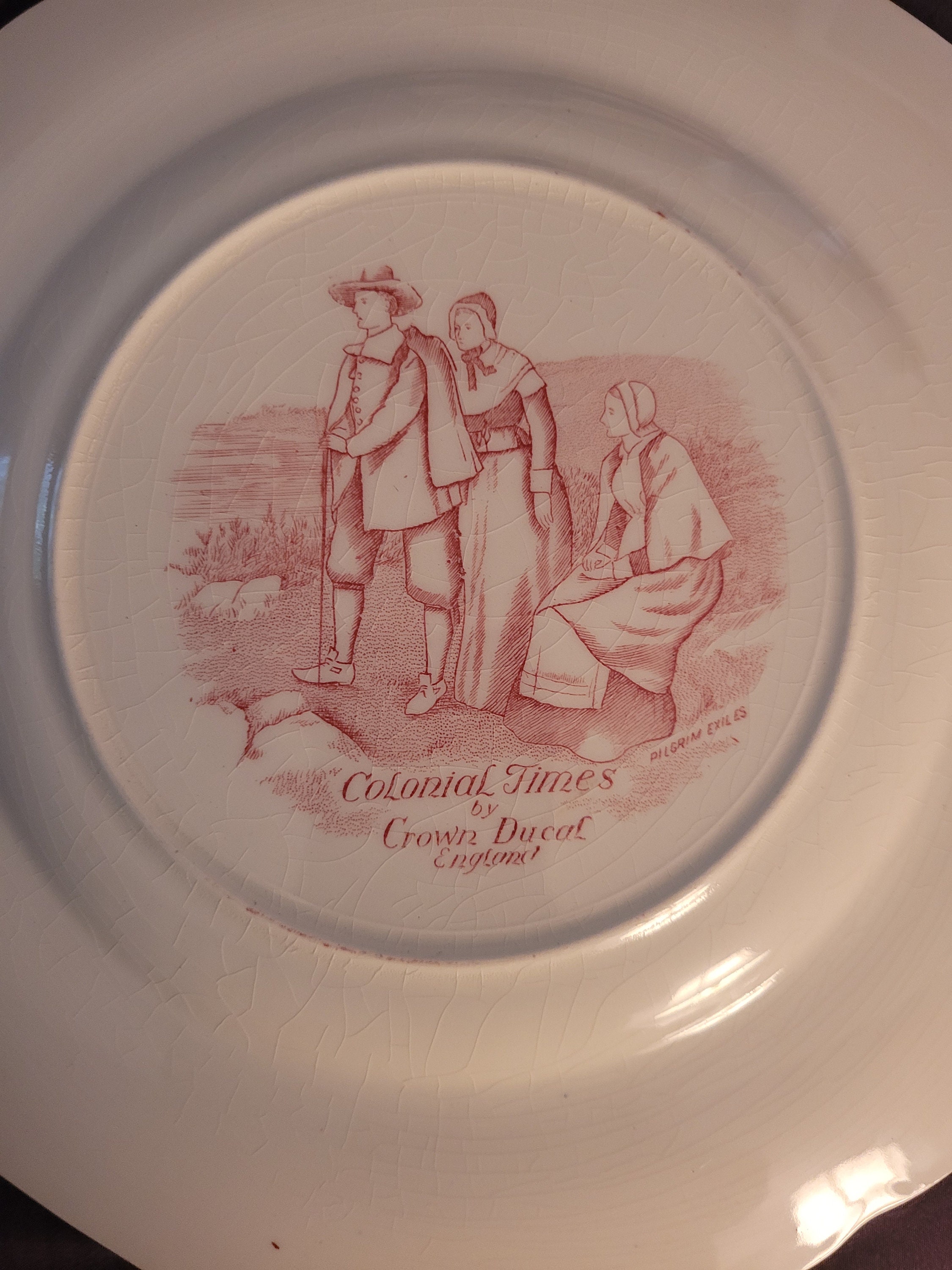 Crown Ducal Dinner Plate. when the First President Gaves Thanks - Etsy
