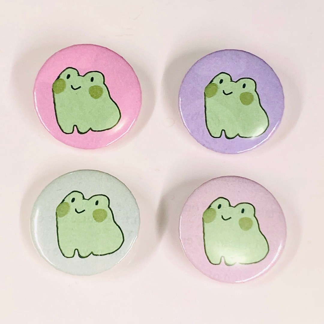 Pastel Sitting Froggy Pins - Etsy