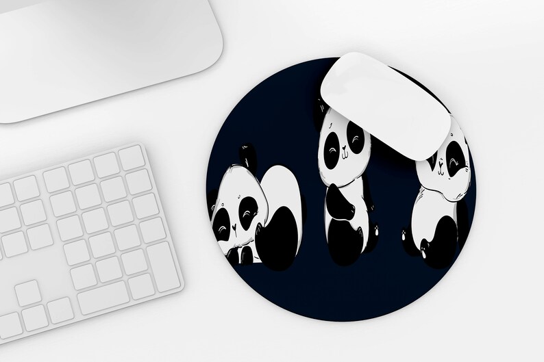 Cute Panda Desk Mat Desk Mat Cute Panda Desk Mat Desk Mat - Etsy