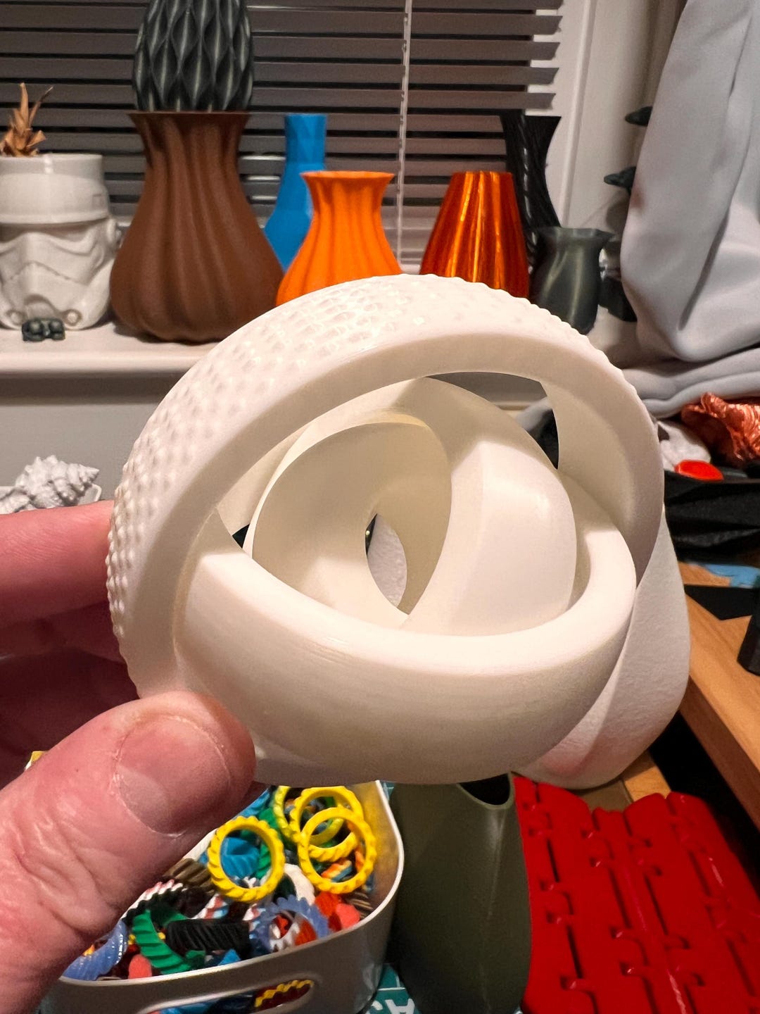 3d-printed Gyroscopic Fidget Spinner – Kinetic Desk Toy for Stress ...