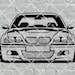 BMW E46 M3 DXF Svg Vector File for Laser Cut, Print, Vinyl, Drawing. - Etsy
