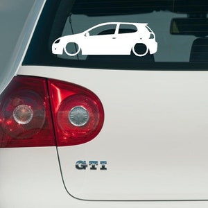 VW Golf Mk5 GTI DXF Cad File for Laser Cut, Print, Vinyl. - Etsy