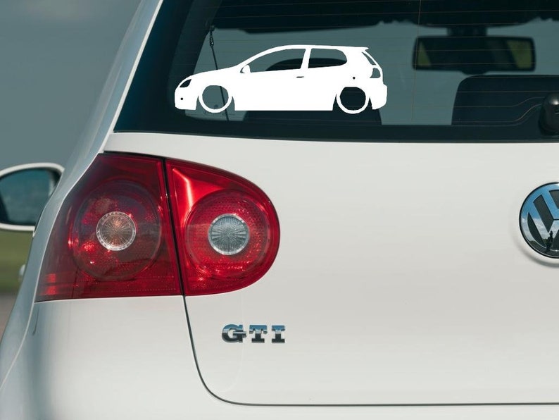 VW Golf Mk5 GTI DXF Cad File for Laser Cut, Print, Vinyl. - Etsy