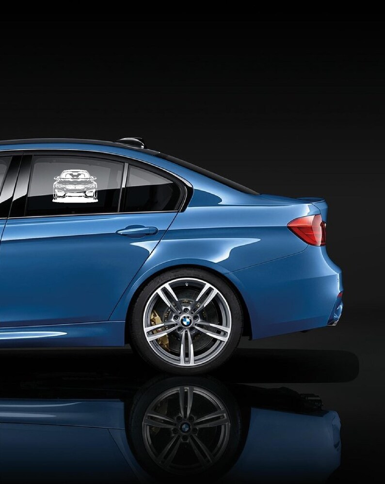 BMW M3 F80 DXF SVG Vector File for Laser Cut, Print, Vinyl, Drawing. - Etsy