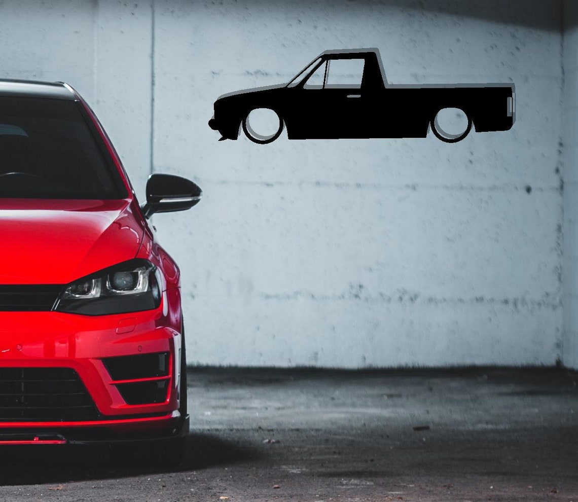 VW CADDY MK1 DXF Svg Vector File for Laser Cut, Print, Vinyl, Drawing ...