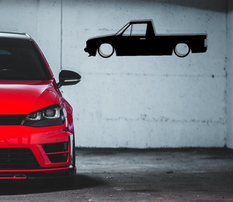 VW CADDY MK1 DXF Svg Vector File for Laser Cut, Print, Vinyl, Drawing ...