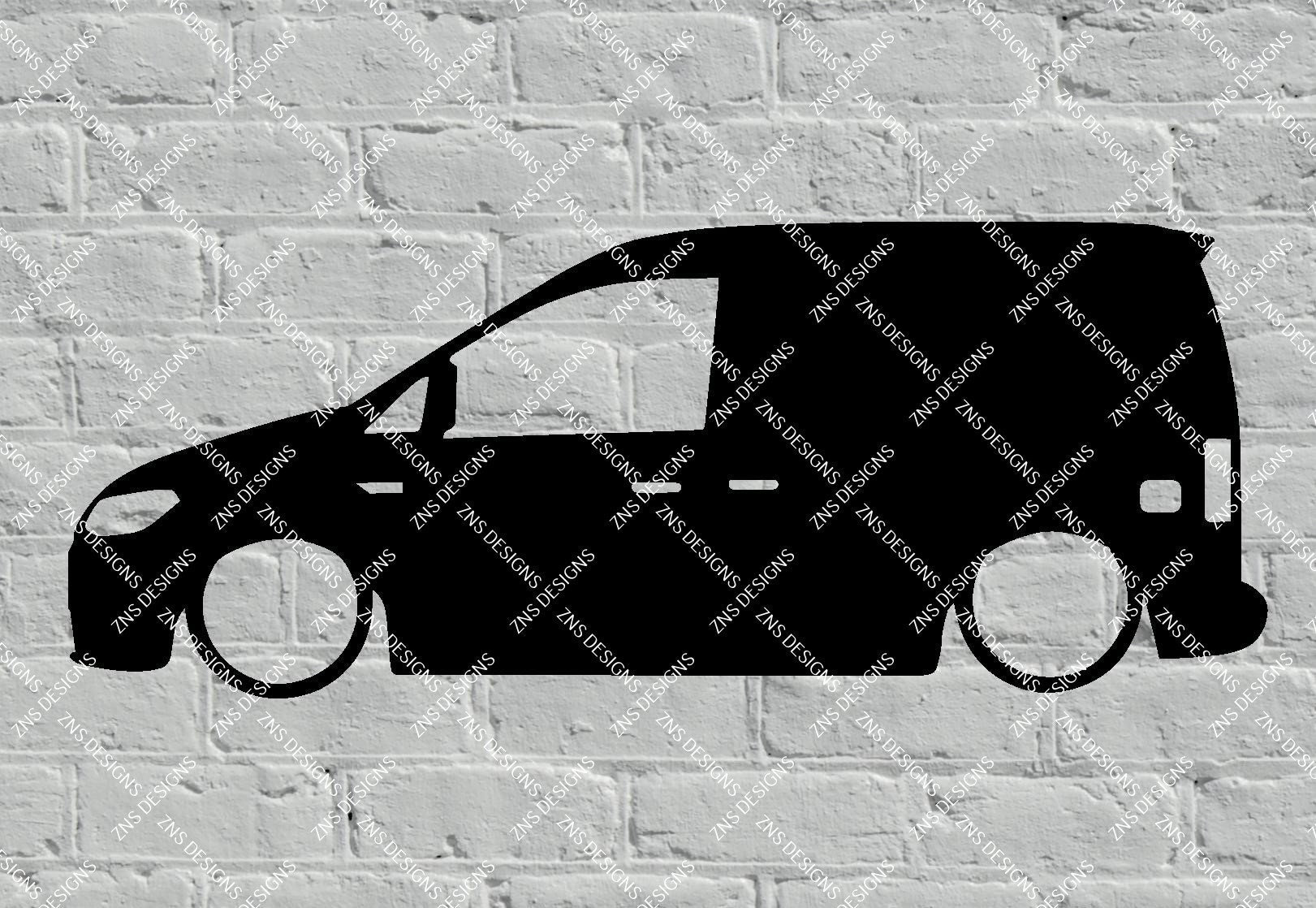 VW CADDY DXF Cad File for Laser Cut, Print, Vinyl. - Etsy