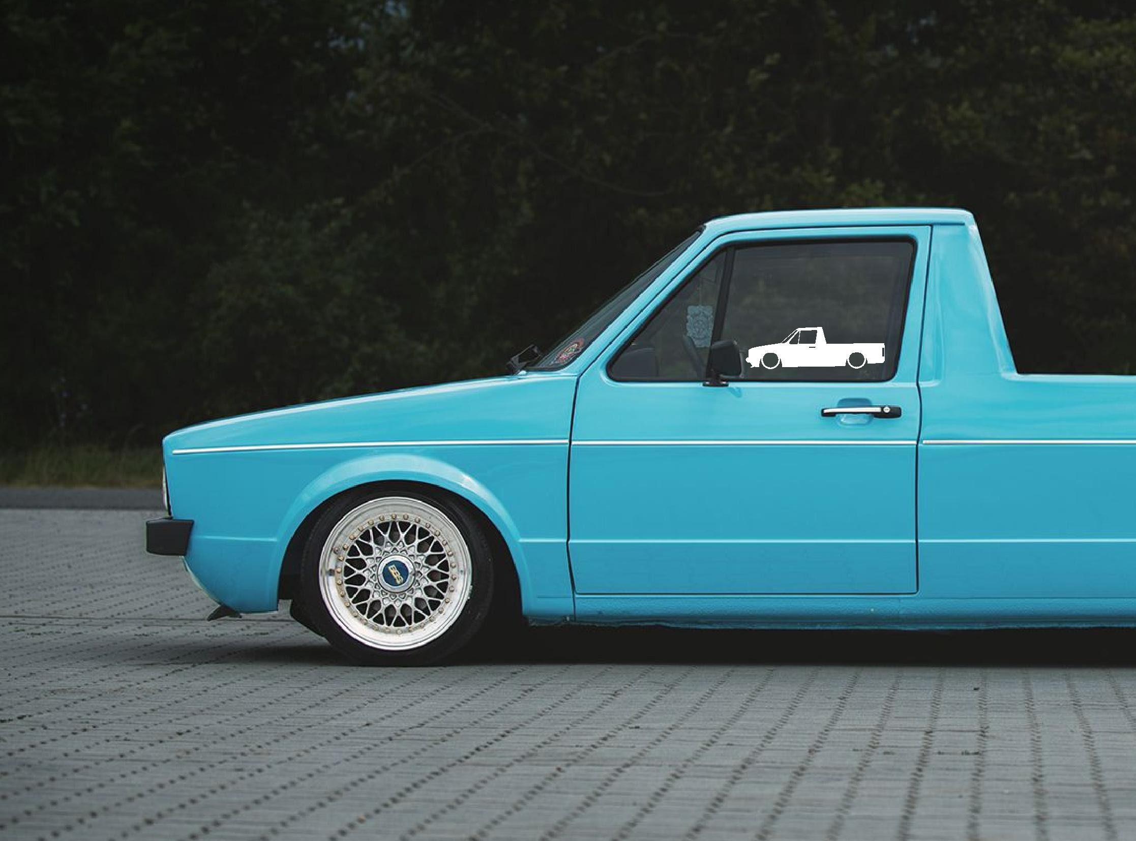 VW CADDY MK1 DXF Svg Vector File for Laser Cut, Print, Vinyl, Drawing ...