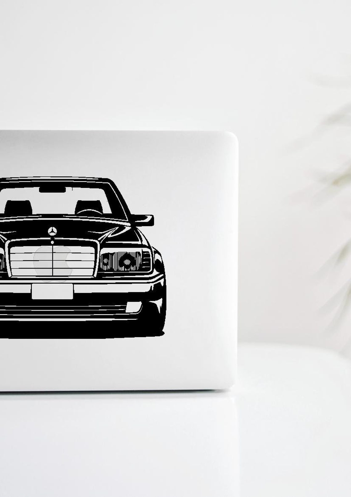 Mercedes-benz W124 DXF Svg Vector File for Laser Cut, Print, Vinyl ...