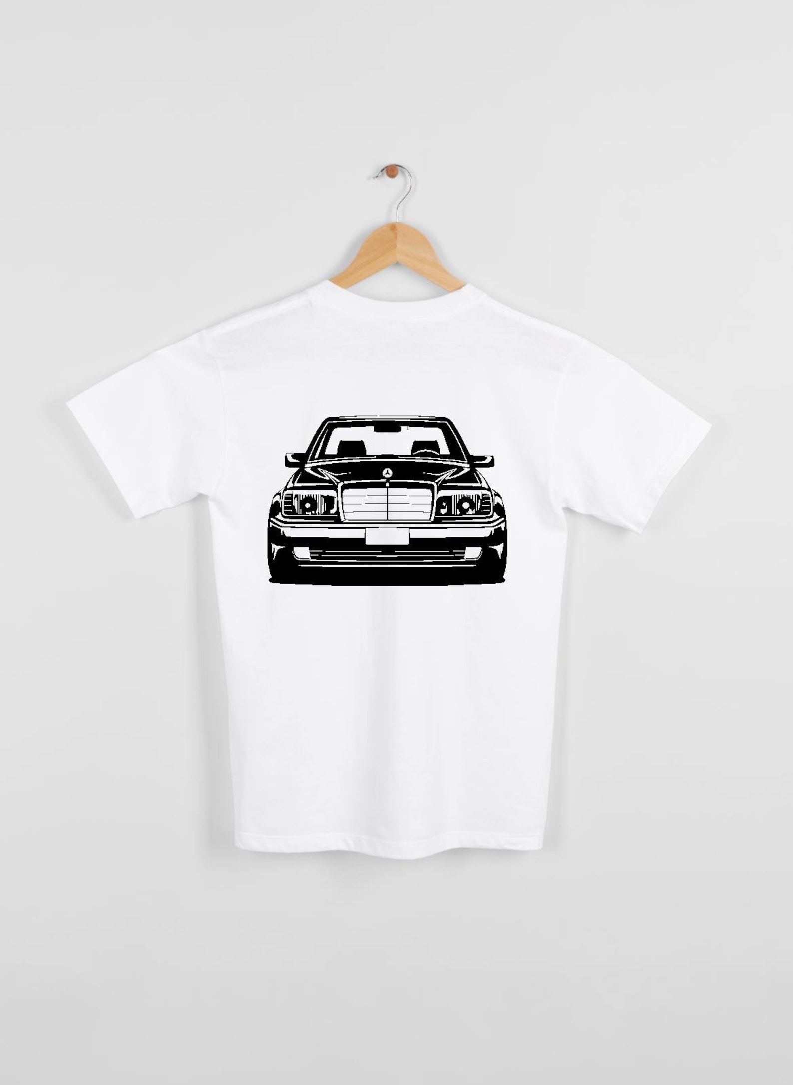 Mercedes-benz W124 DXF Svg Vector File for Laser Cut, Print, Vinyl ...