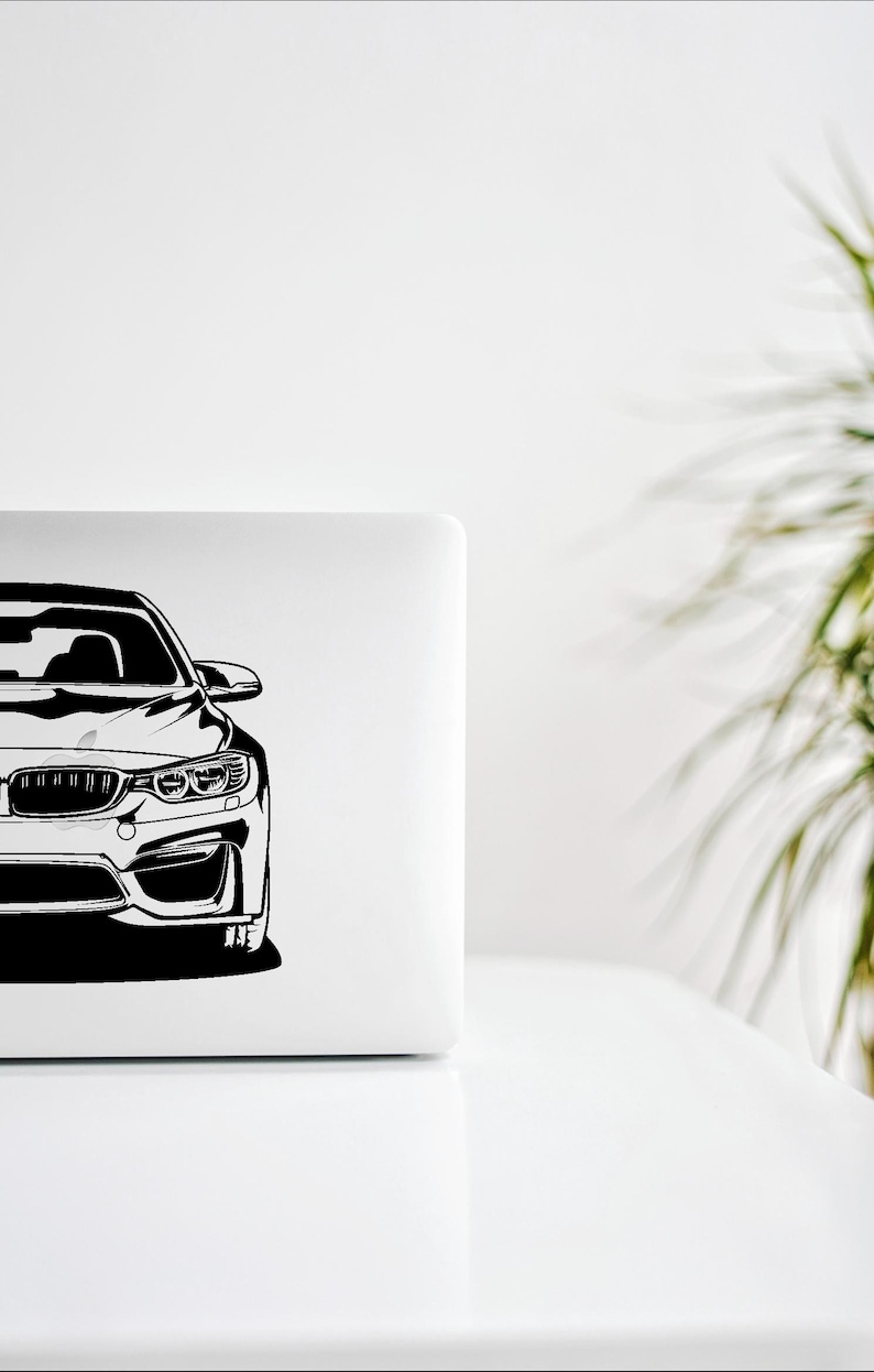 BMW M3 F80 DXF SVG Vector File for Laser Cut, Print, Vinyl, Drawing. - Etsy
