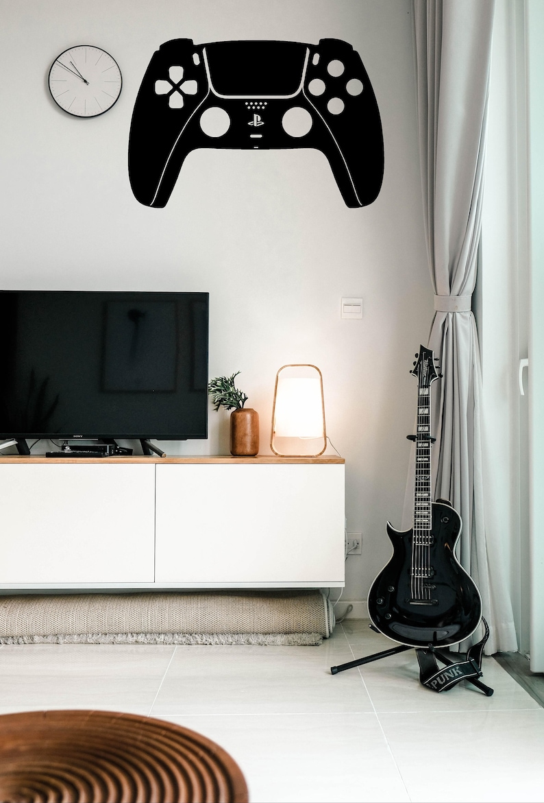 PS5 Controller DXF SVG Vector File for Laser Cut, Print, Vinyl, Drawing ...