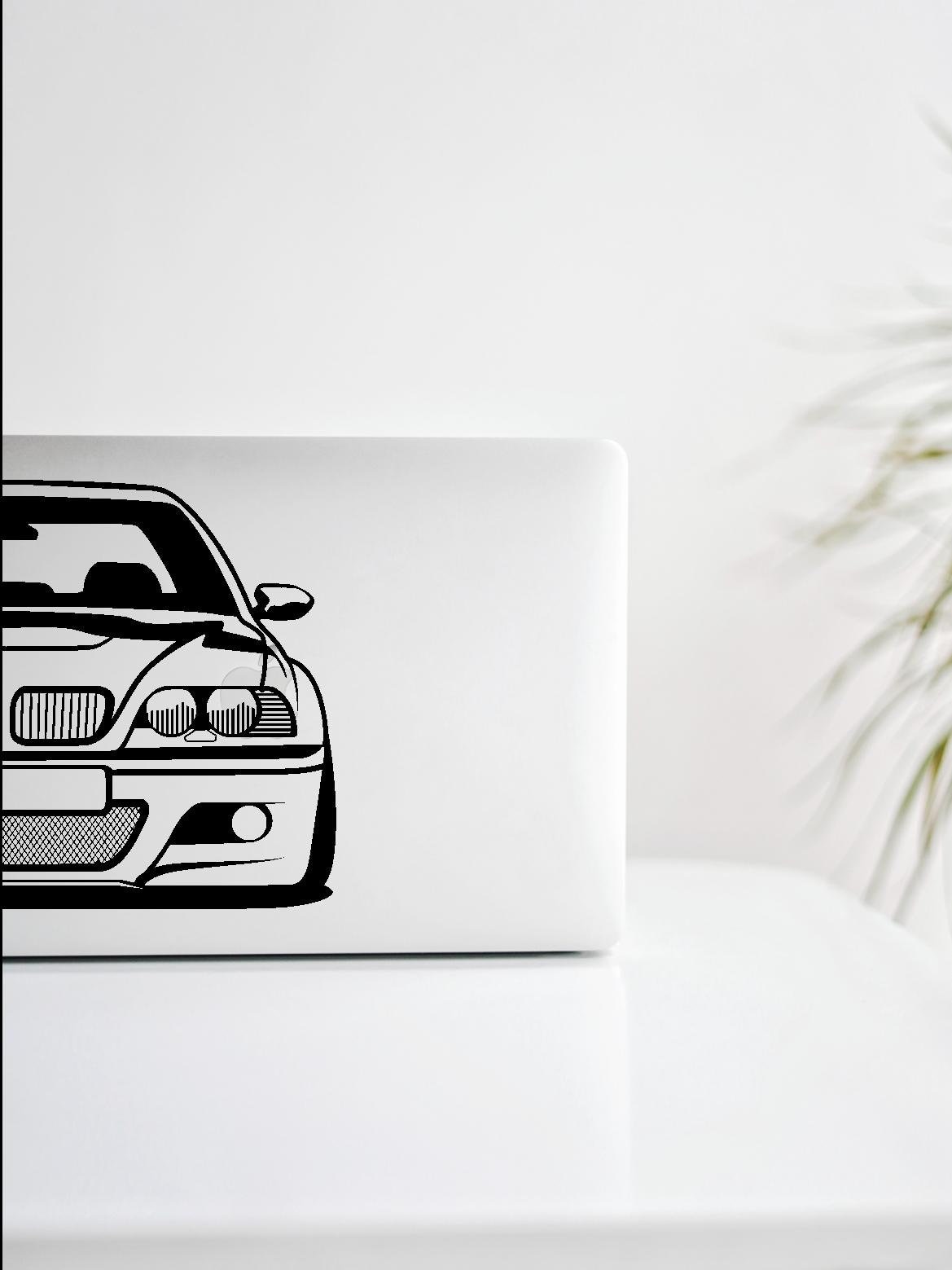 BMW E46 M3 DXF Svg Vector File for Laser Cut, Print, Vinyl, Drawing. - Etsy
