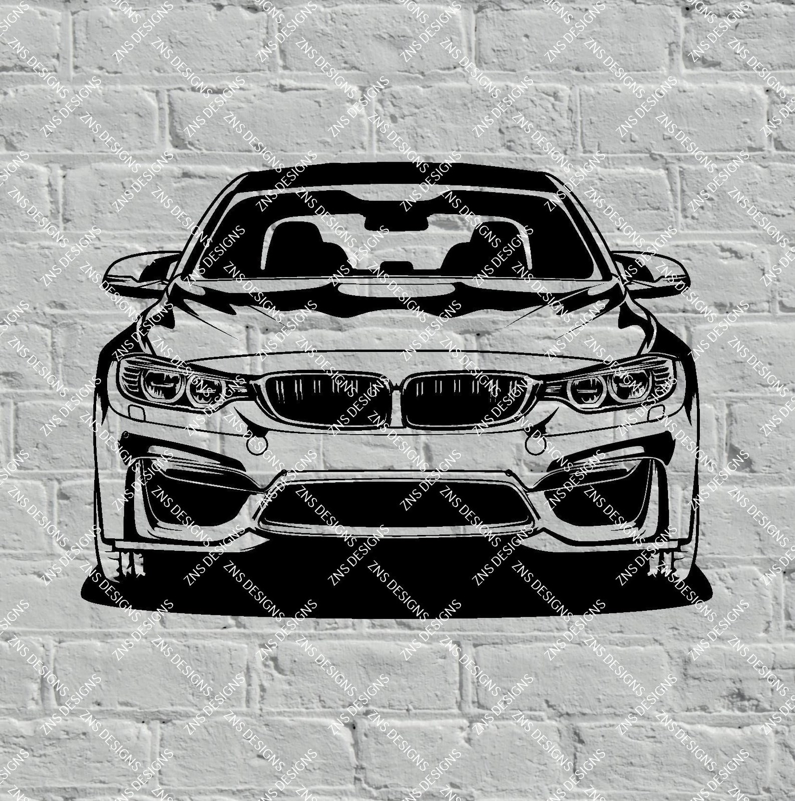 BMW M3 F80 DXF SVG Vector File for Laser Cut, Print, Vinyl, Drawing. - Etsy