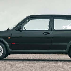 VW GOLF MK2 GTI Dxf Svg Cad File for Laser Cut, Print, Vinyl. - Etsy